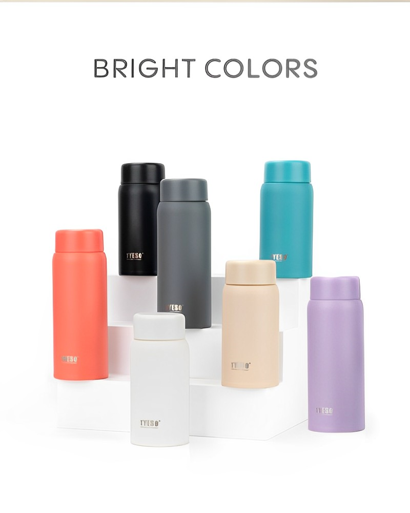 Tyeso Tumbler Mini Pocket Size Hiking Thermos Bottle 150ml/200ml 304 ...