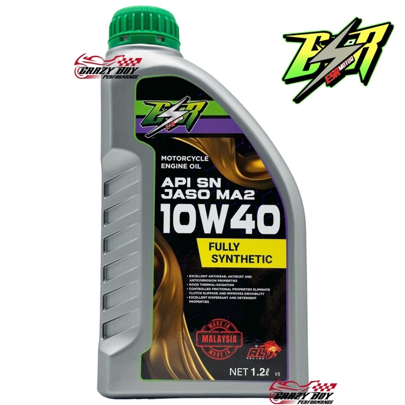ESR MOTOR ENGINE OIL 1.2L FULLY SYNTHETIC 10W40 15W50 10W60 MINYA HITAM ...