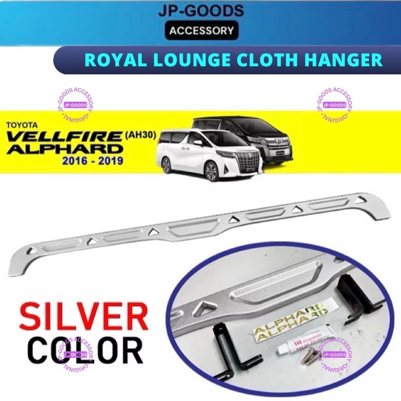 Toyota Alphard Vellfire 30 Rear Trunk Top Royal Lounge Cloth Hanger Bar ...