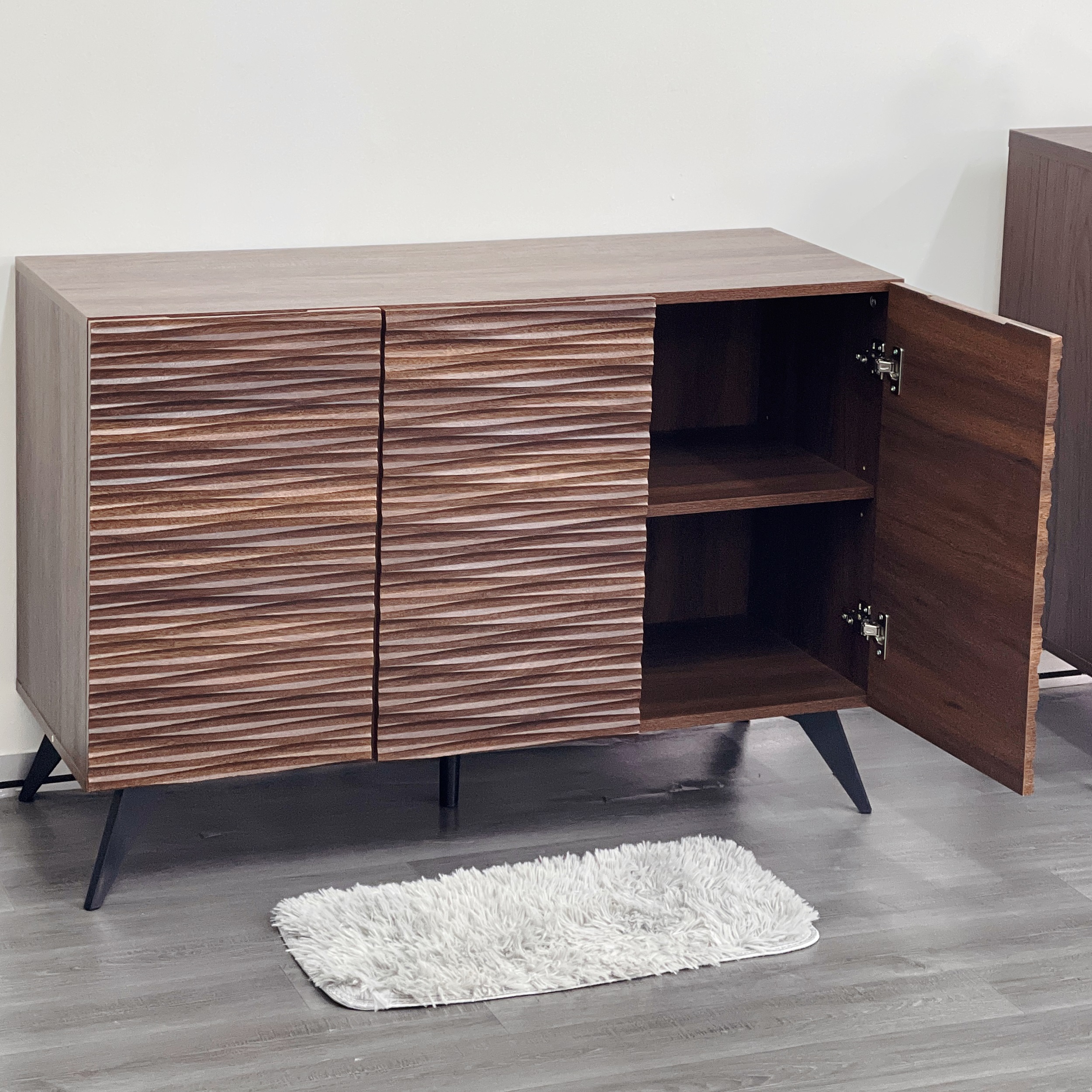 PAMICA Verona Wavy Membrane Sideboard Display Cabinet Storage Drawer ...