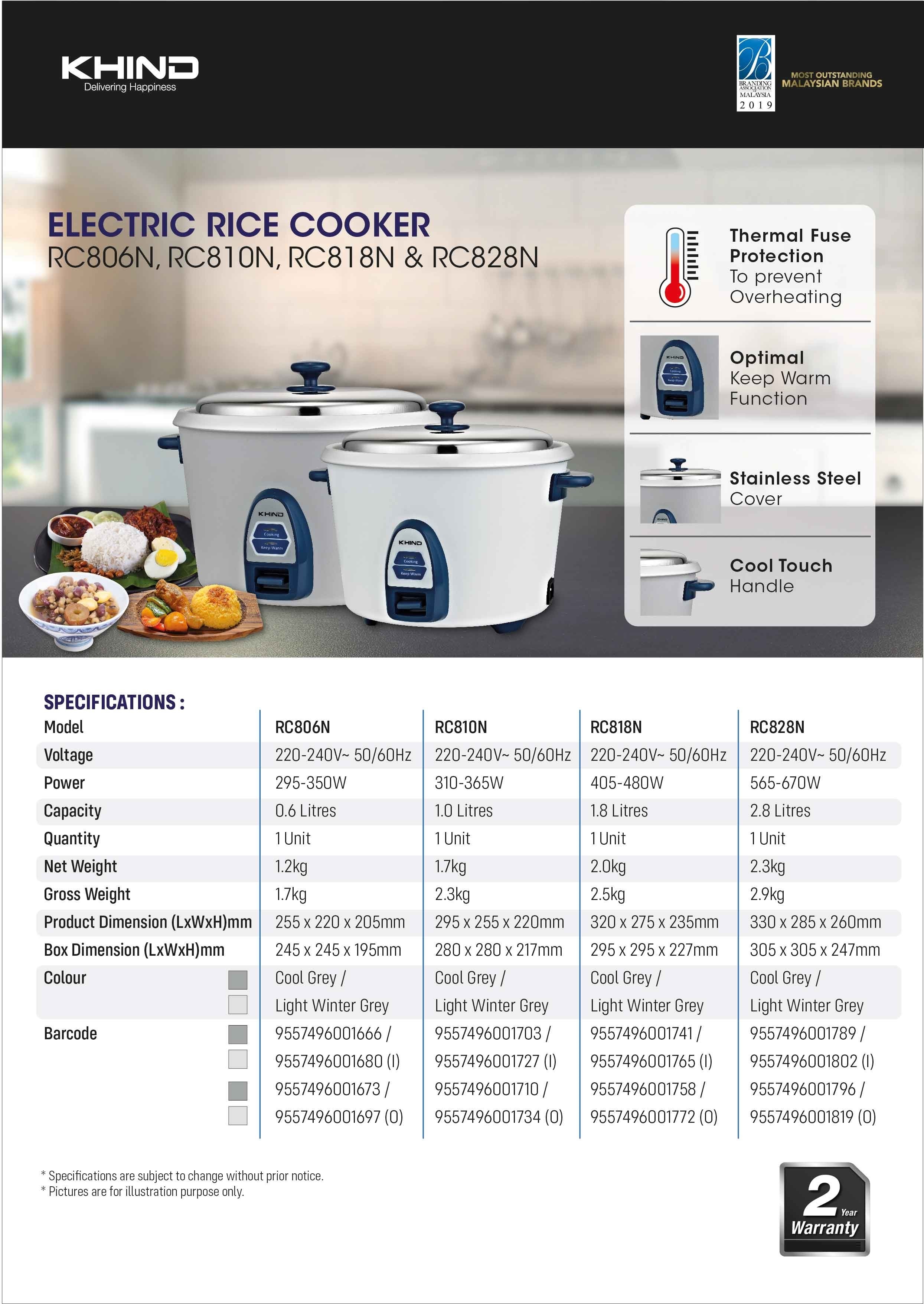 Random Color Khind Mini Rice Cooker 0.6L Periuk Nasi Elektrik Murah ...