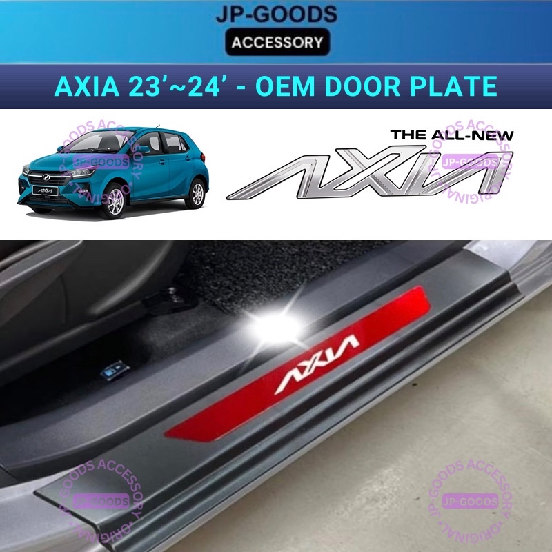 Perodua Axia D74A 2023 - 2024 Door Side Protector Sill Plate OEM Style ...