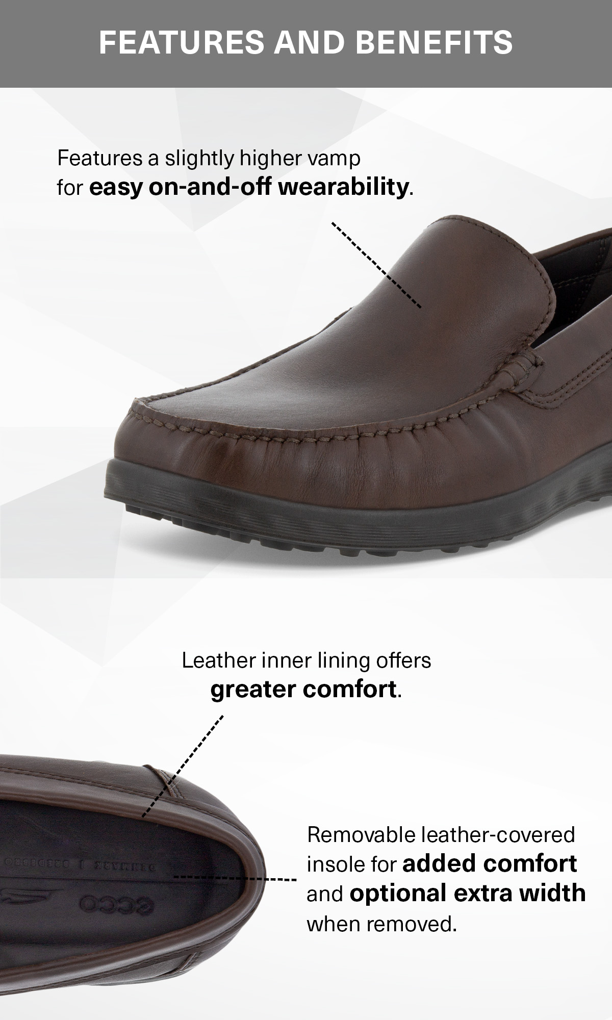 ECCO S LITE MOC MEN'S SLIP-ON | Shopee Malaysia