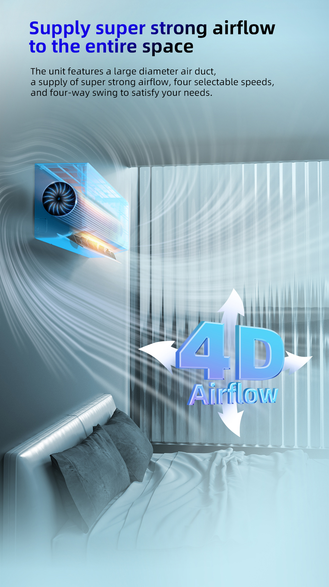 CHiQ CSC-09DDA 1HP(9000BTU) Fast Cooling R32 Air Conditioner /4D ...