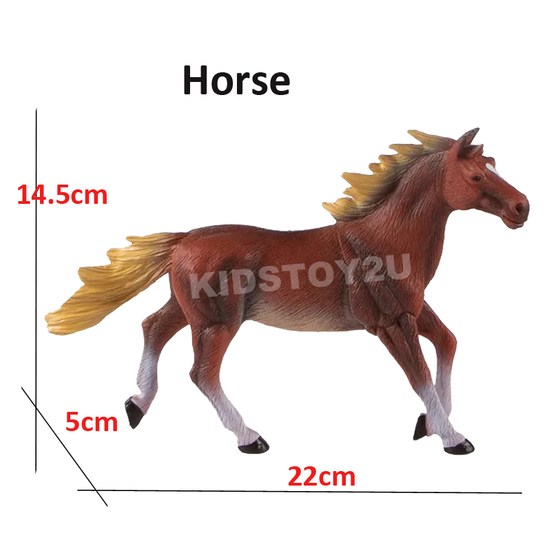 Wild Animals Toys Farm Animals Kids Toy Cow Sheep Horse Tiger Giraffe ...