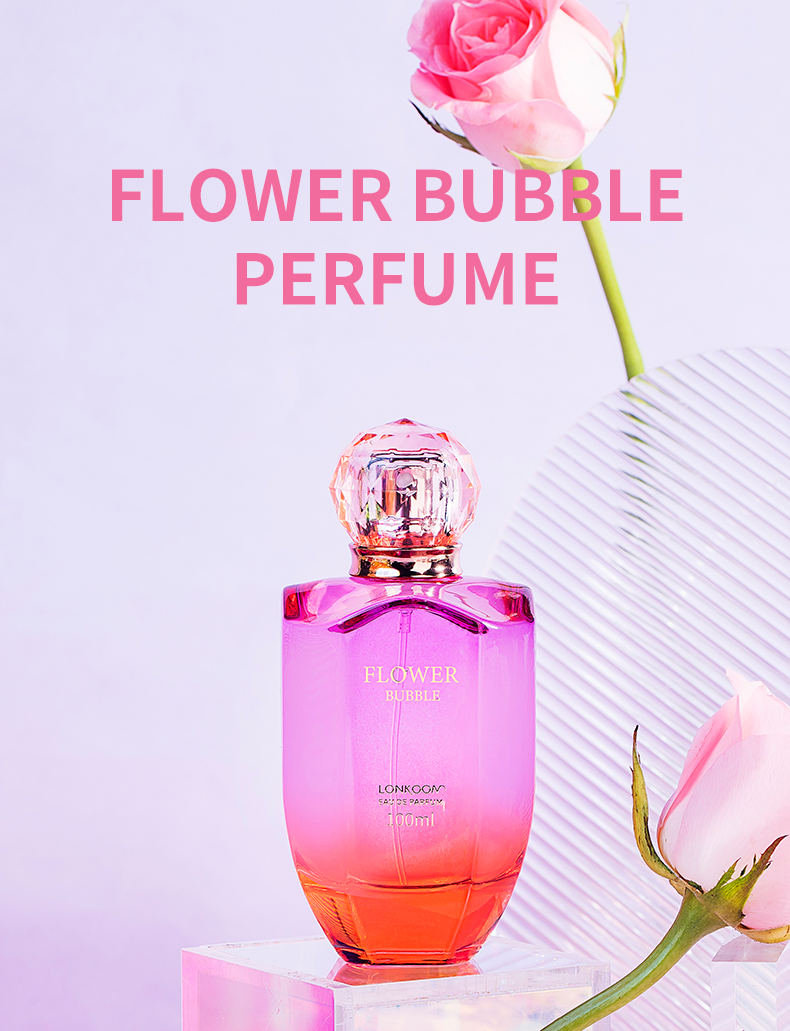LONKOOM Perfume EDP FLOWER BUBBLE Long Lasting Fragrance Spray (100ml ...