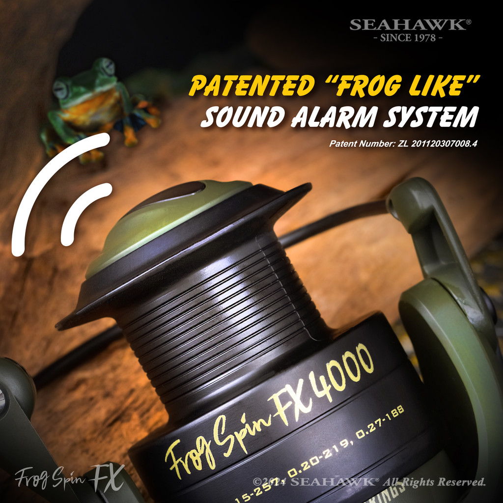 Frog Spin FX Seahawk Fishing Spinning Reel MESIN KATAK SEAHAWK FROG ...