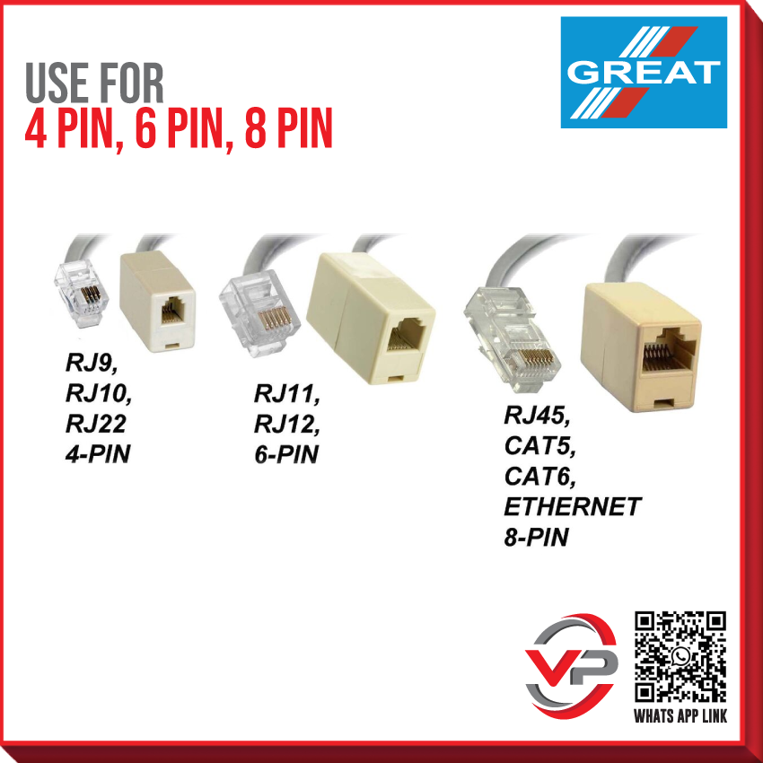 GREAT CRIMPING TOOL FOR CAT5 CAT6 RJ45 RJ9 RJ10 RJ11 RJ12 CABLE CONNECTOR WITH WIRE STRIPER ...