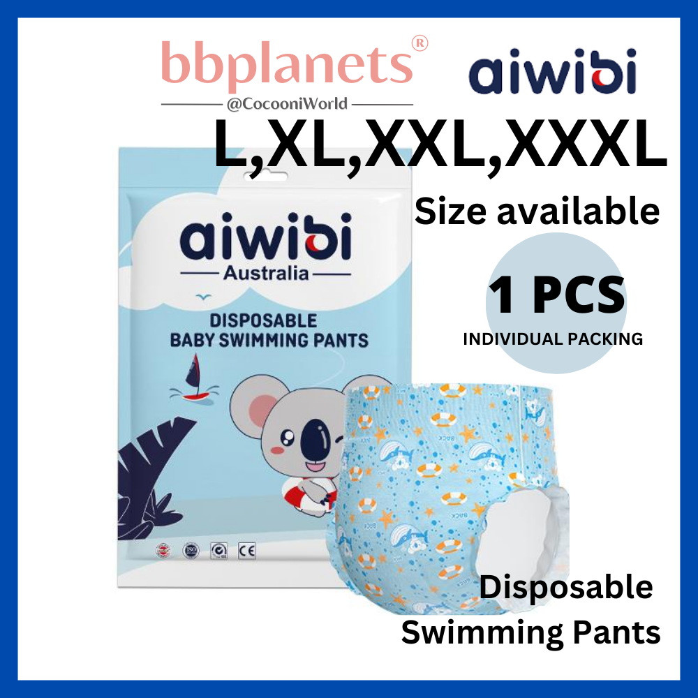 Aiwibi Disposable Swimming Diaper Swimming Pants Size Berenang 一次性游泳尿裤 ...