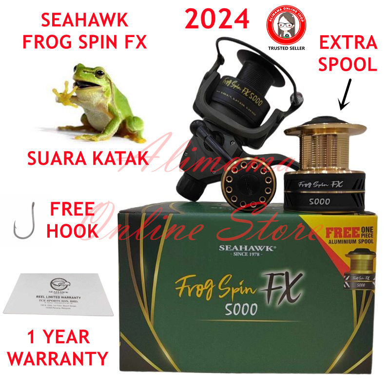TERBARU EXTRA SPOOL SEAHAWK FROG SPIN / FROG SPIN FX SPINNING FISHING ...