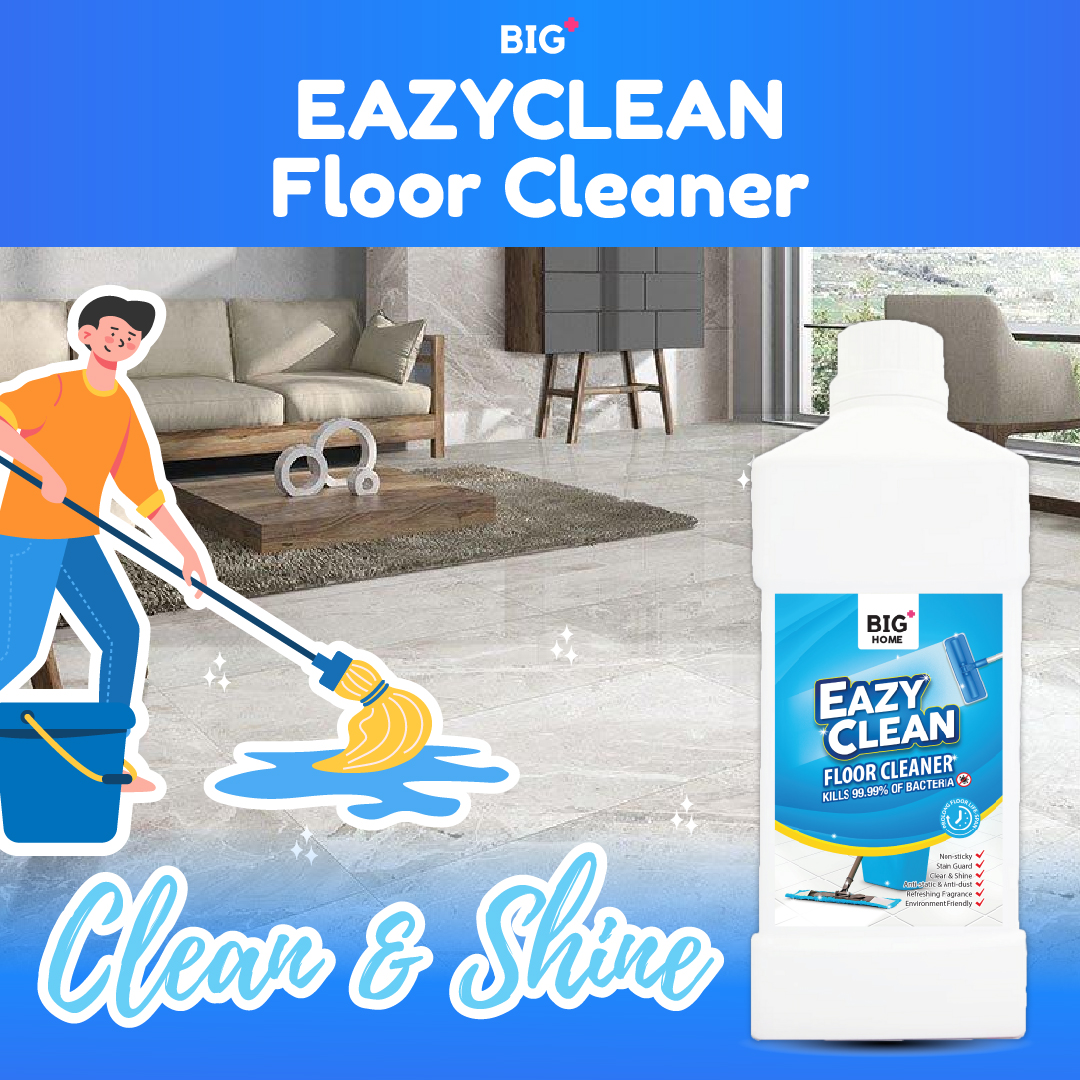 Carton Deal (12 x 1000ml FOC 1 x 1000ml) BIG+ EazyClean Floor Cleaner ...