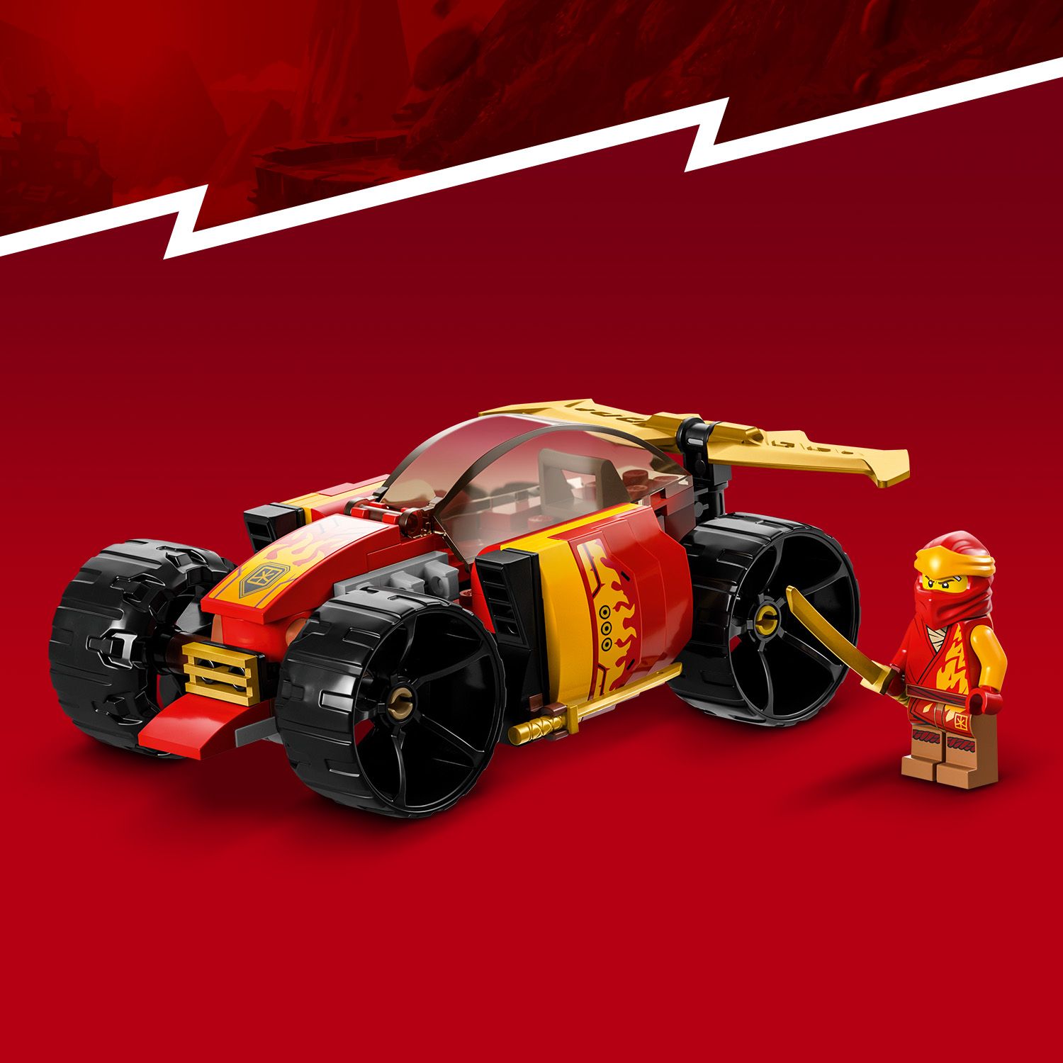 LEGO NINJAGO 71780 Kai’s Ninja Race Car EVO Building Toy Set (94 Pieces ...