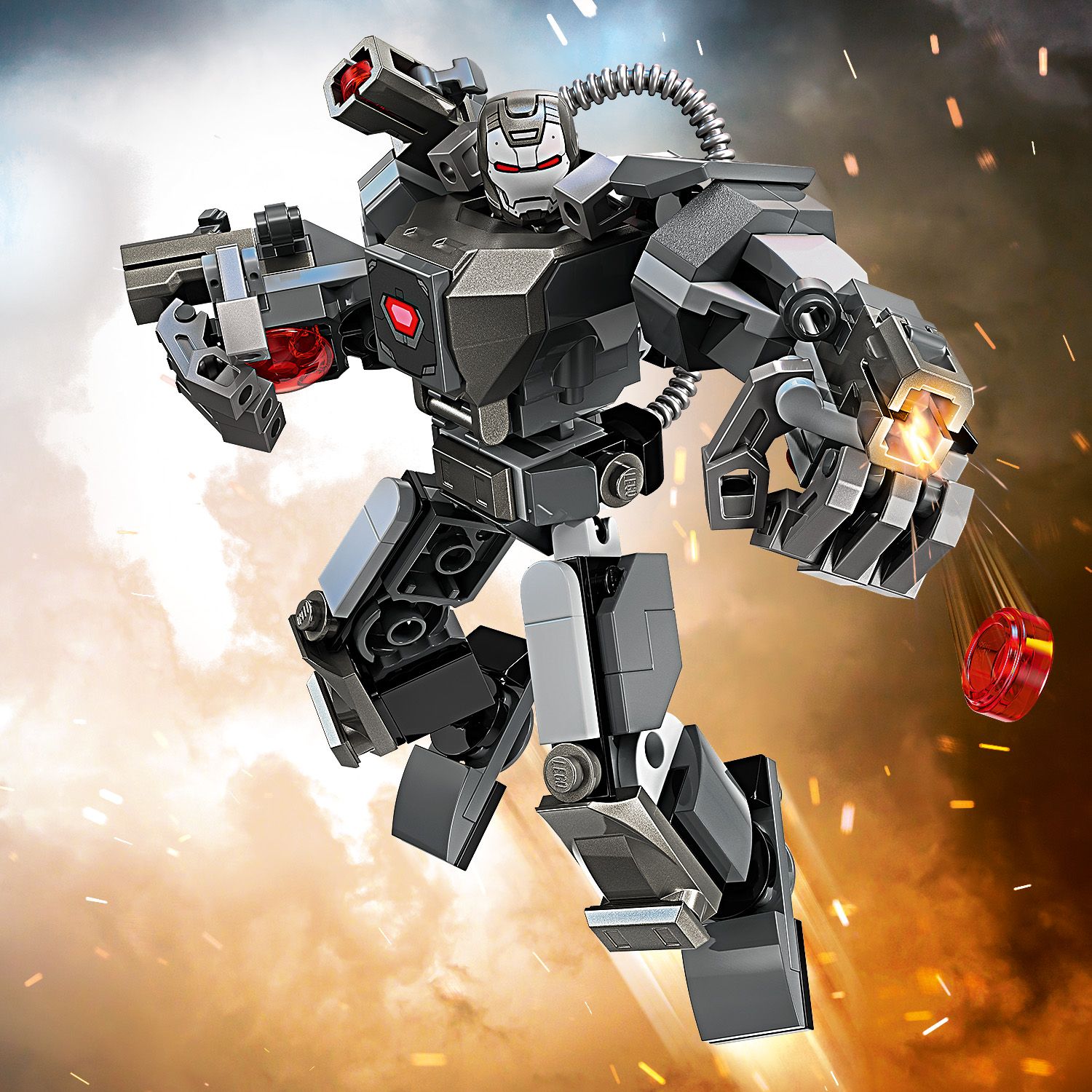 LEGO Super Heroes Marvel 76277 War Machine Mech Armour (154 Pieces ...