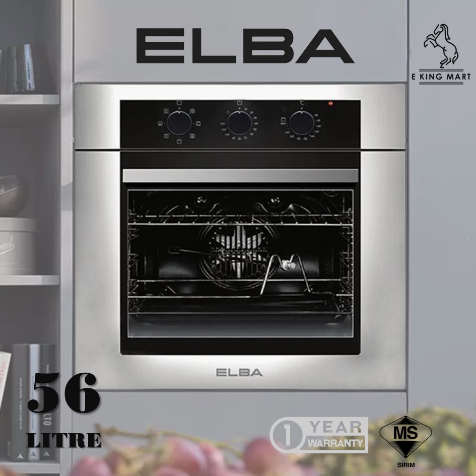 ELBA Built IN Oven VOLTO EBO-K5677(SS) 56L Stainless Steel Front Body ...