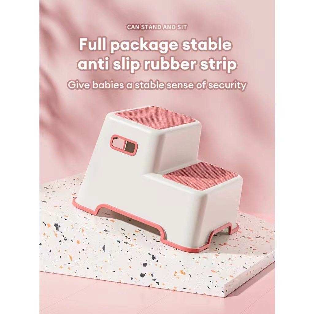 Children's Sink Step Stool: Footstool for Brushing Teeth, Washing Face ...