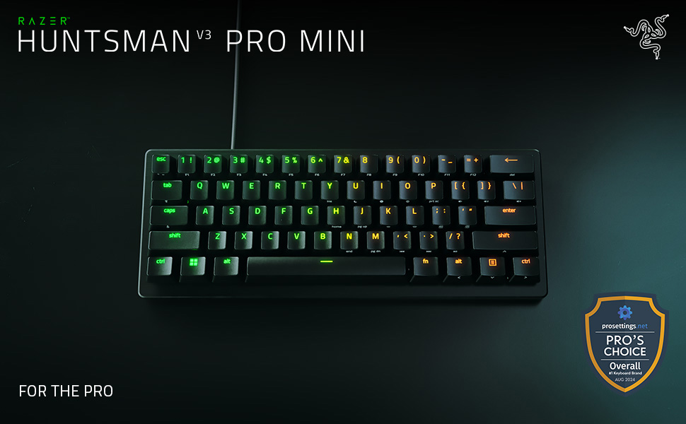 Razer Huntsman V3 Pro Mini 60% Gaming Keyboard | Rapid Trigger Dual ...