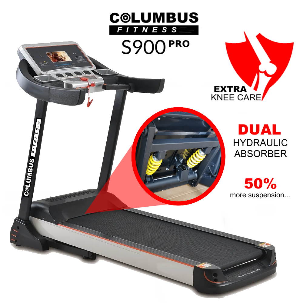 5.0HP Columbus Fitness S900PRO Treadmill Running Machine 15 Levels Auto ...