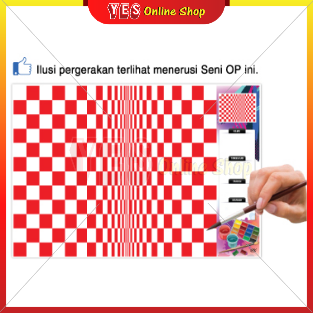 [READY STOCK] (1 set=4 rekaan) Rampaian Mewarna Seni OP berteraskan ...