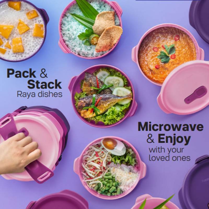 Tupperware Tup Tiffin 550ml(1 set=3 layer) | Shopee Malaysia