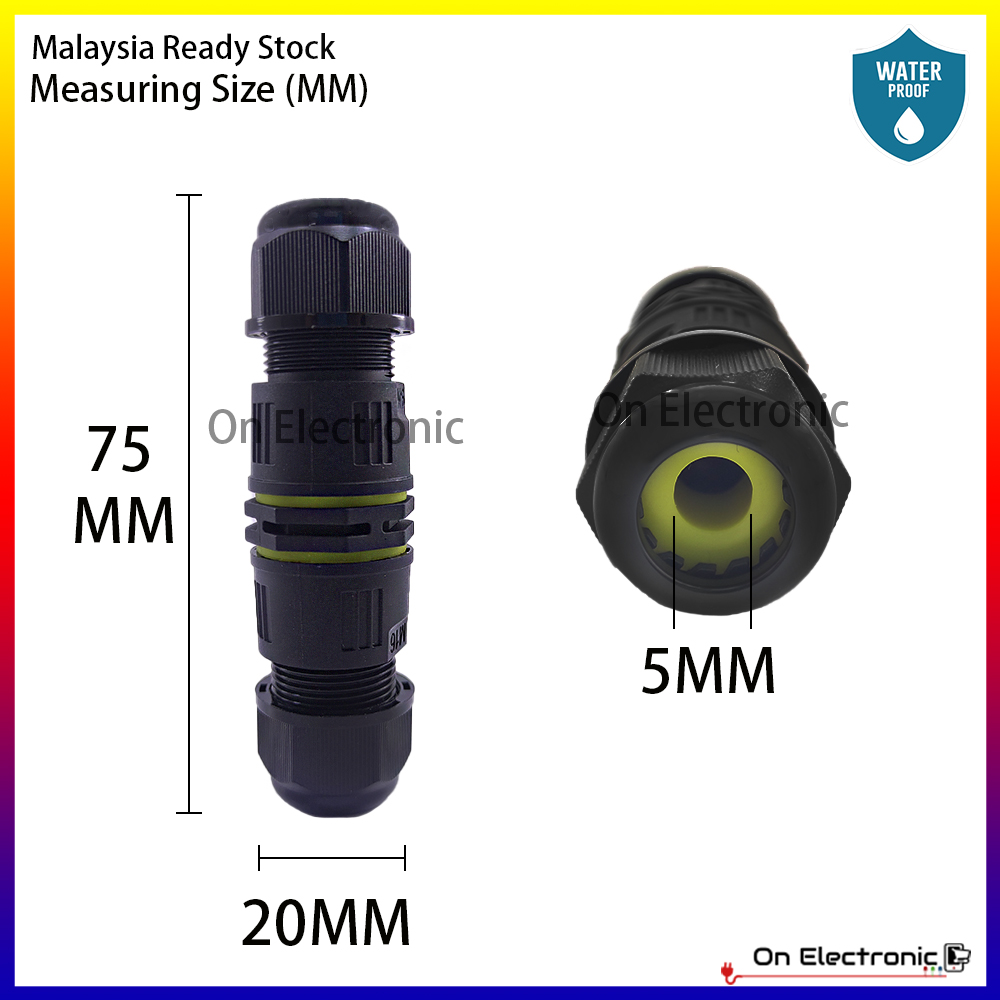 Mini IP68 Waterproof Connector Outdoor Cable Underwater Waterproof ...
