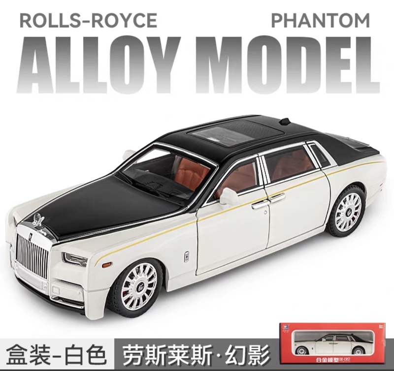 ROLLS ROYCE PHANTOM Model Kereta 1:18 Scale Alloy Diecast Model Vehicle ...