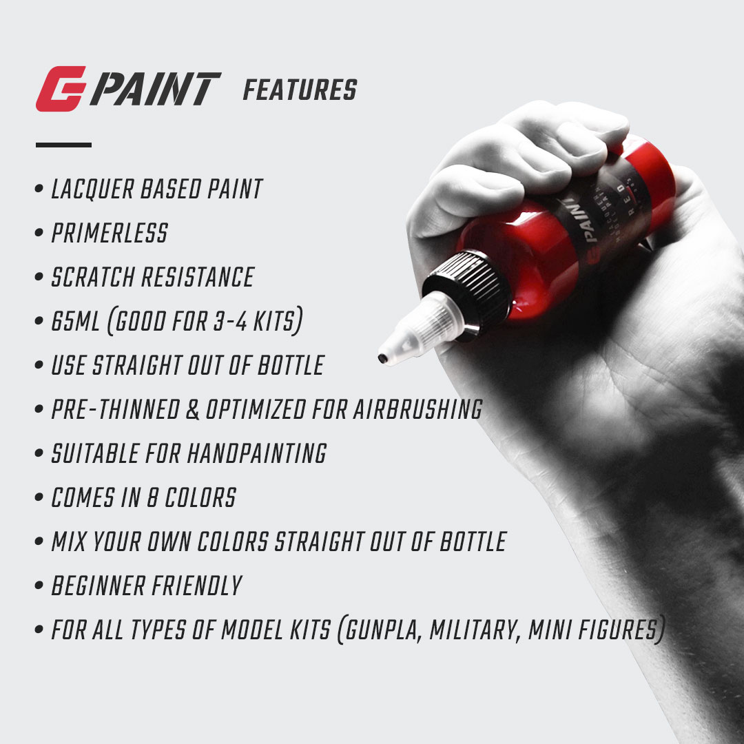 GPAINT V2 GUNDAM Lacquer Paint 65ML Miniature Warhammer Pre-thinned ...