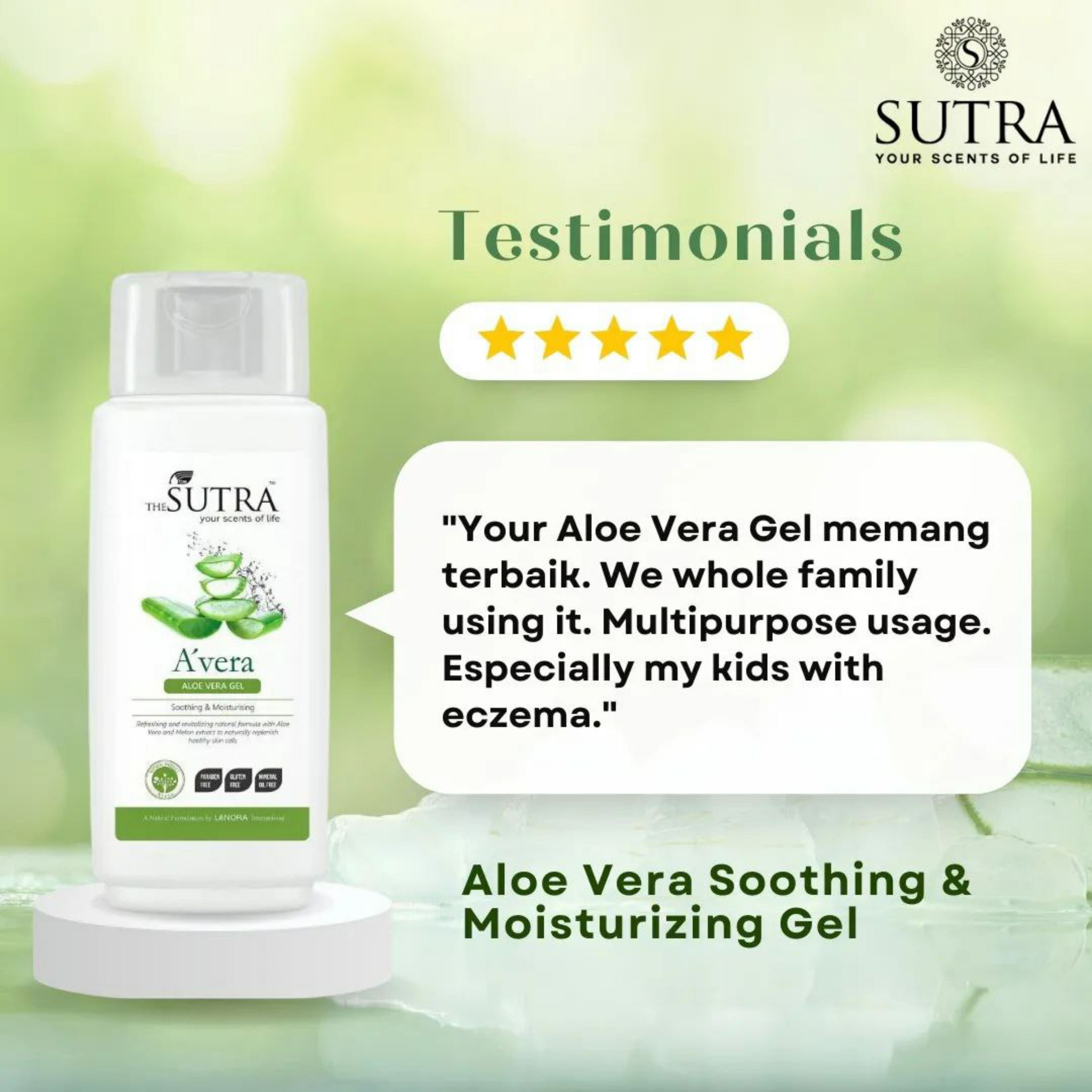 🔥Special Combo🔥Combo SUTRA Avera Soothing and Moisturizing Gel | Shopee ...