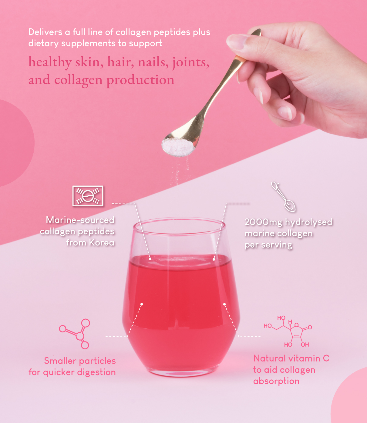 Signature Market Vital Spark Marine Colla-Plus (Collagen Powder, Skin ...