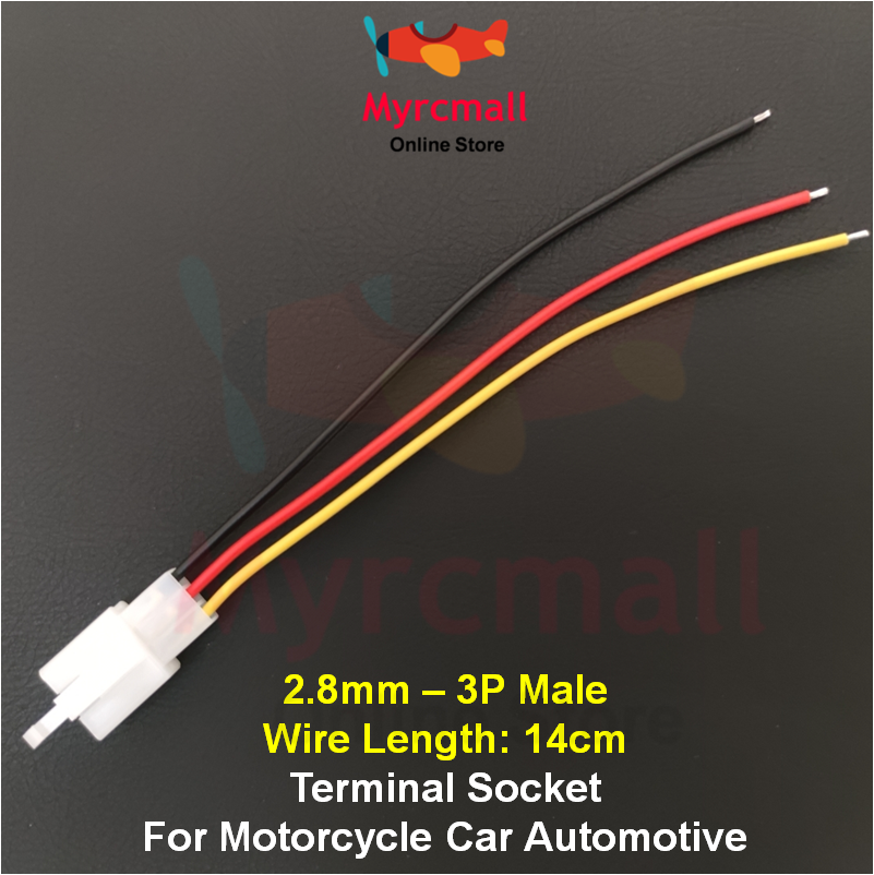 1P/2P/3P/4P/6P/9P 2.8mm Terminal Socket Connector Plug Electrical Wire ...