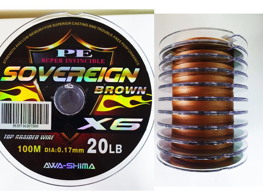AWASHIMA SOVEREIGN x6 PE LINE 100M | Shopee Malaysia