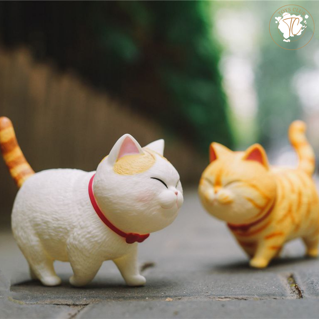 Cat Toy Cute Figure (9 pcs) Silly Cat Twist Doll Kitten Figurine Set ...