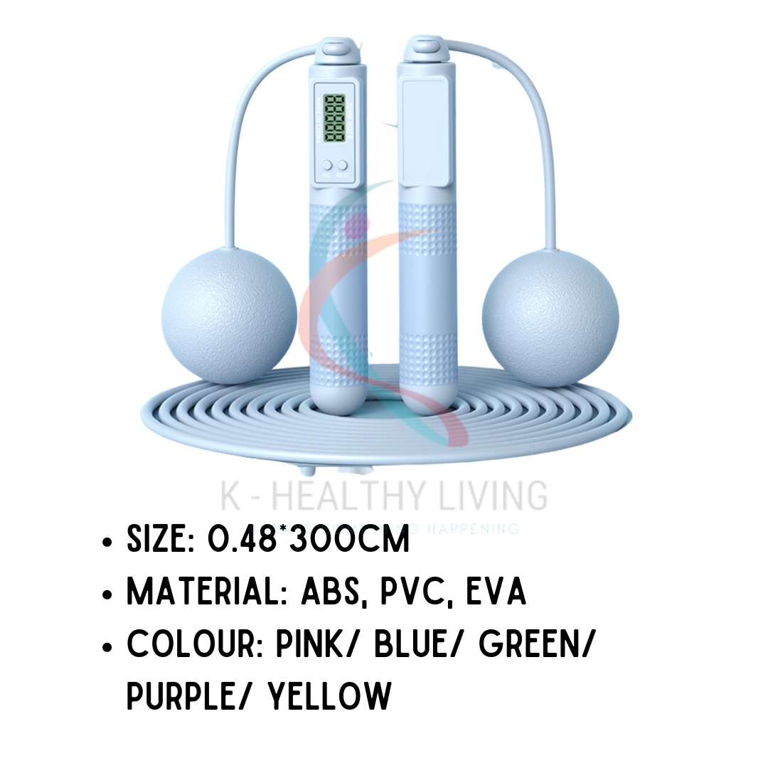 【READY STOCK】Jump Rope Counting Calorie Fitness Sport Weight-bearing ...