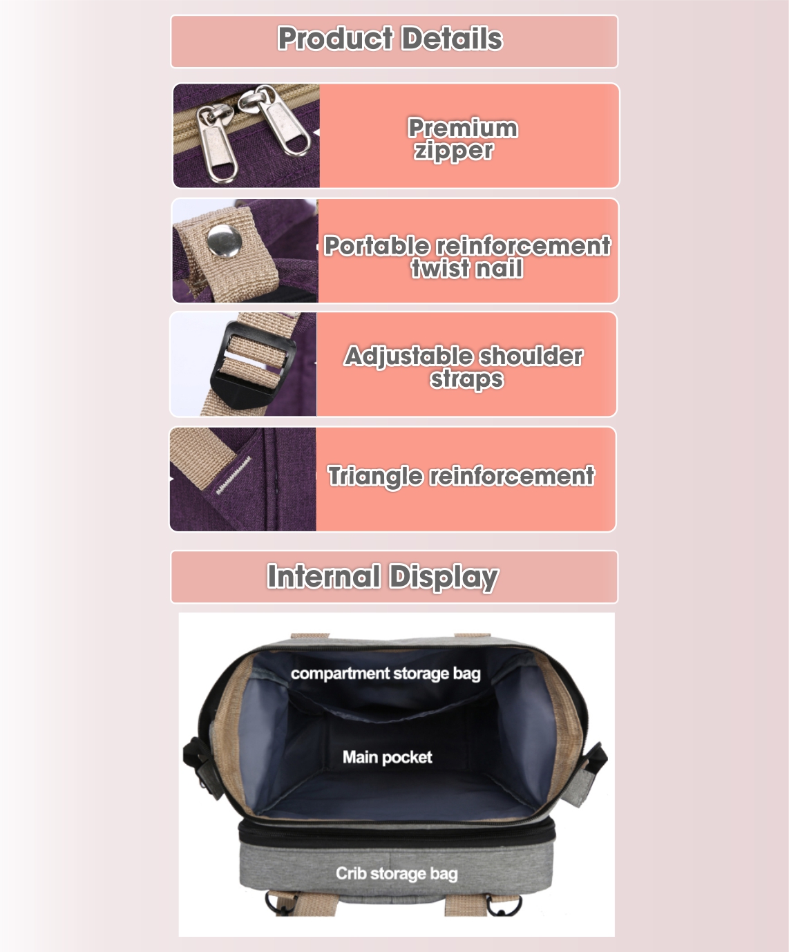 Beg Baby Mummy Diaper Bag Baby Travel Diaper Bag Baby Bag Mummy Bag Beg ...