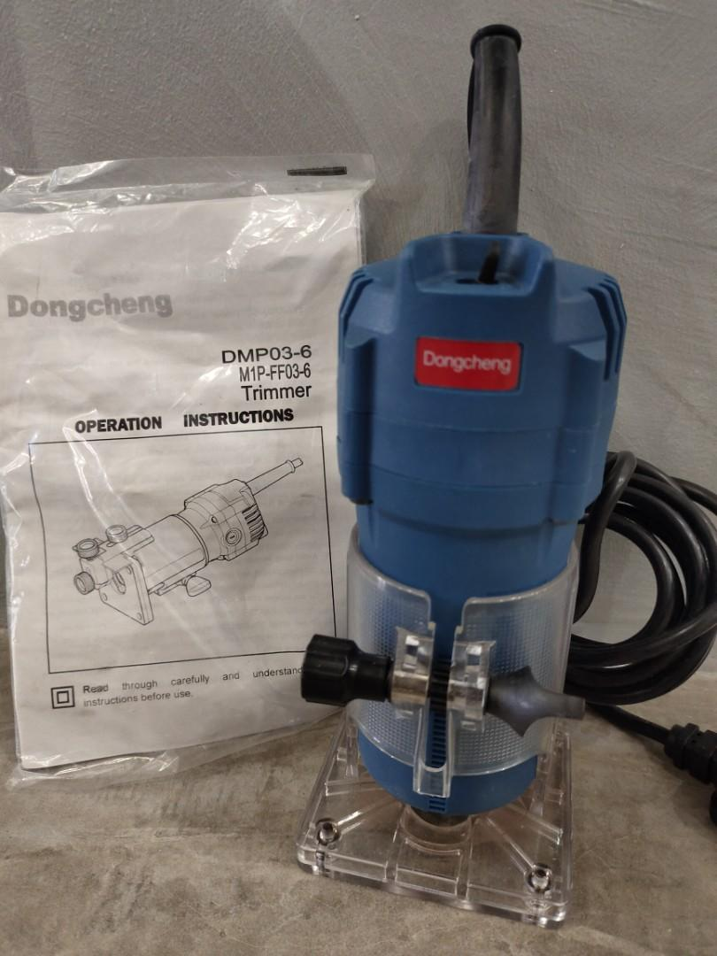 DONGCHENG DMP03-6 350W Wood Trimmer Router Machine Woodworking Power ...