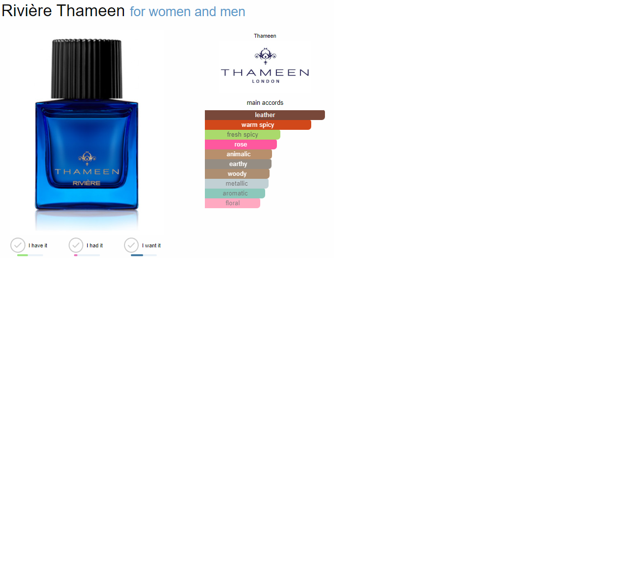 Niche Thameen Riviere Extrait De Parfum 2ml Perfume Sample Vial (U) | Shopee Malaysia