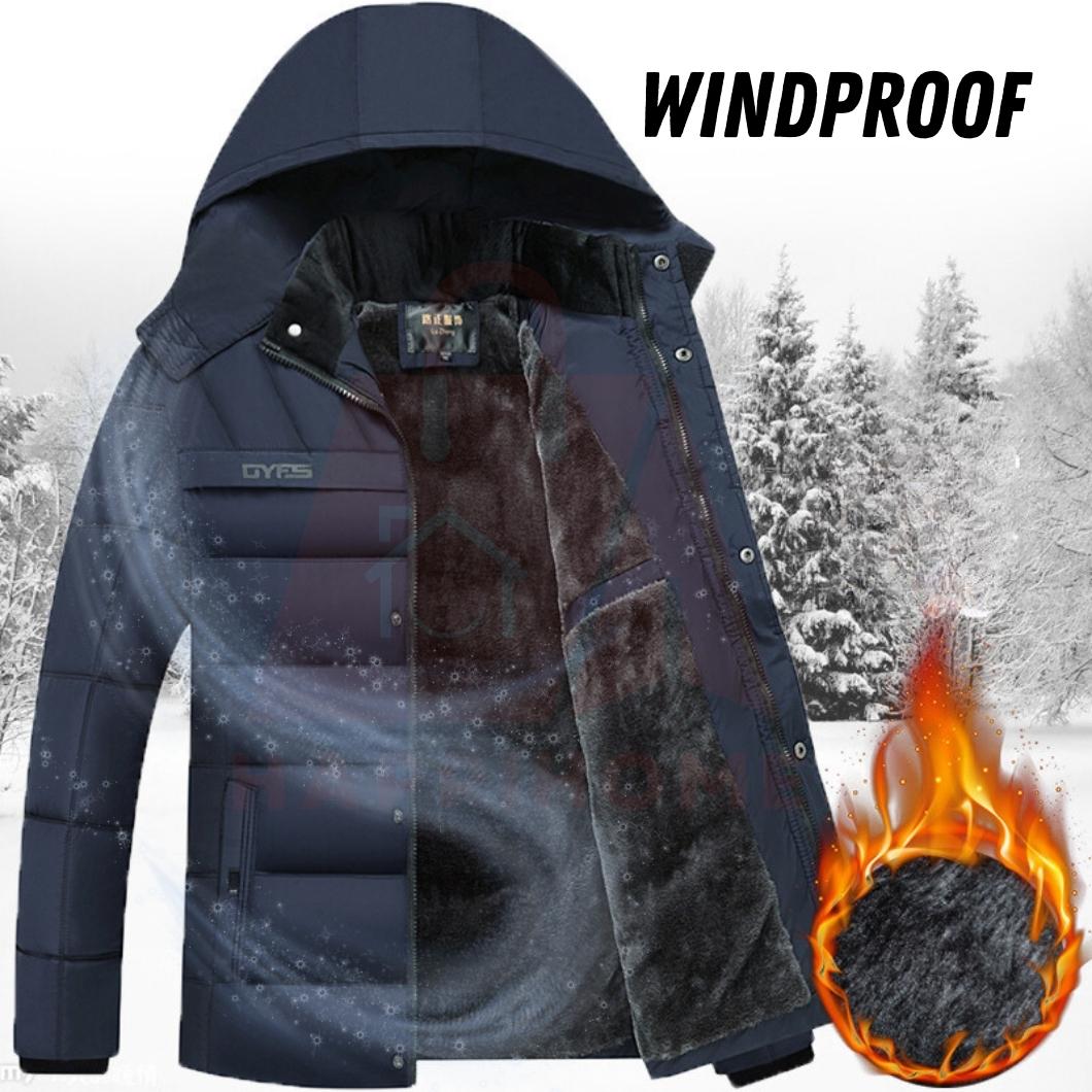 Men Winter Down Jacket Windproof Coat Cold Jacket Men Baju Sejuk Tebal ...