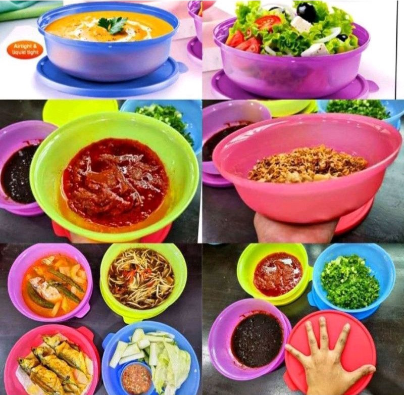 Tupperware Aloha Bowl 1L(1 unit) | Shopee Malaysia