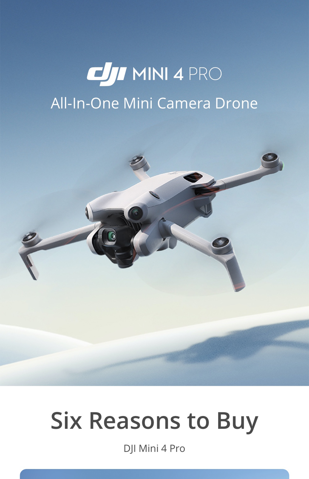 DJI Mini 4 Pro - Camera Drone | 4K/60fps HDR True Vertical Shooting ...