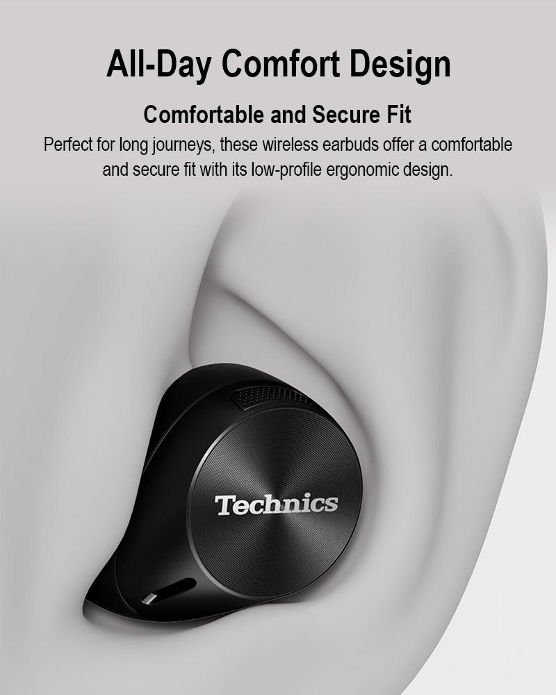 TECHNICS EAH-AZ60M2 True Wireless Noise Cancelling Earphones with ...