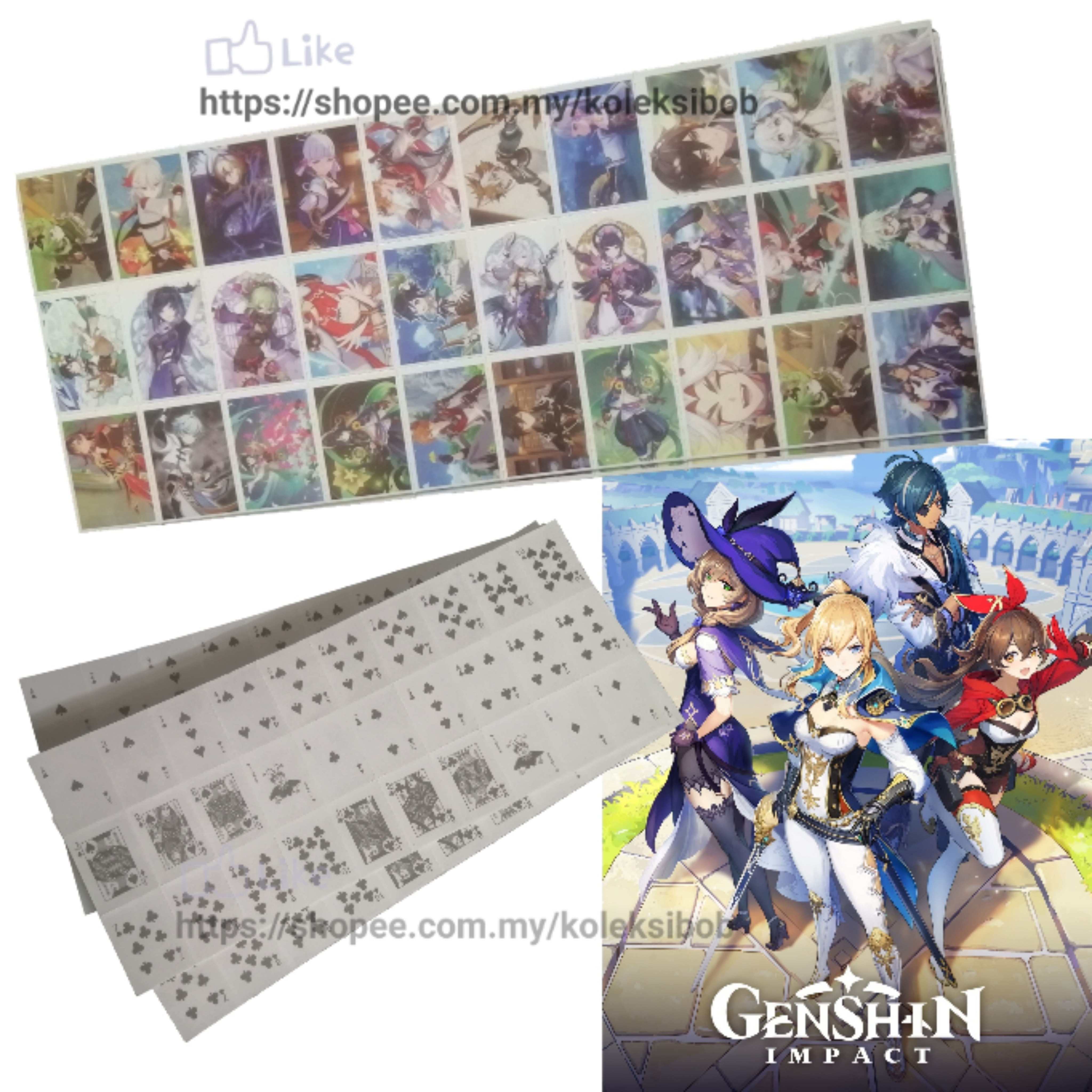 Genshin Impact RPG Game Kad Tepuk | Shopee Malaysia