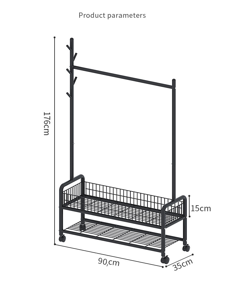 #(3 In 1)(Fully Metal)Clothes hanging Rack/Clothes Drying Rack And ...