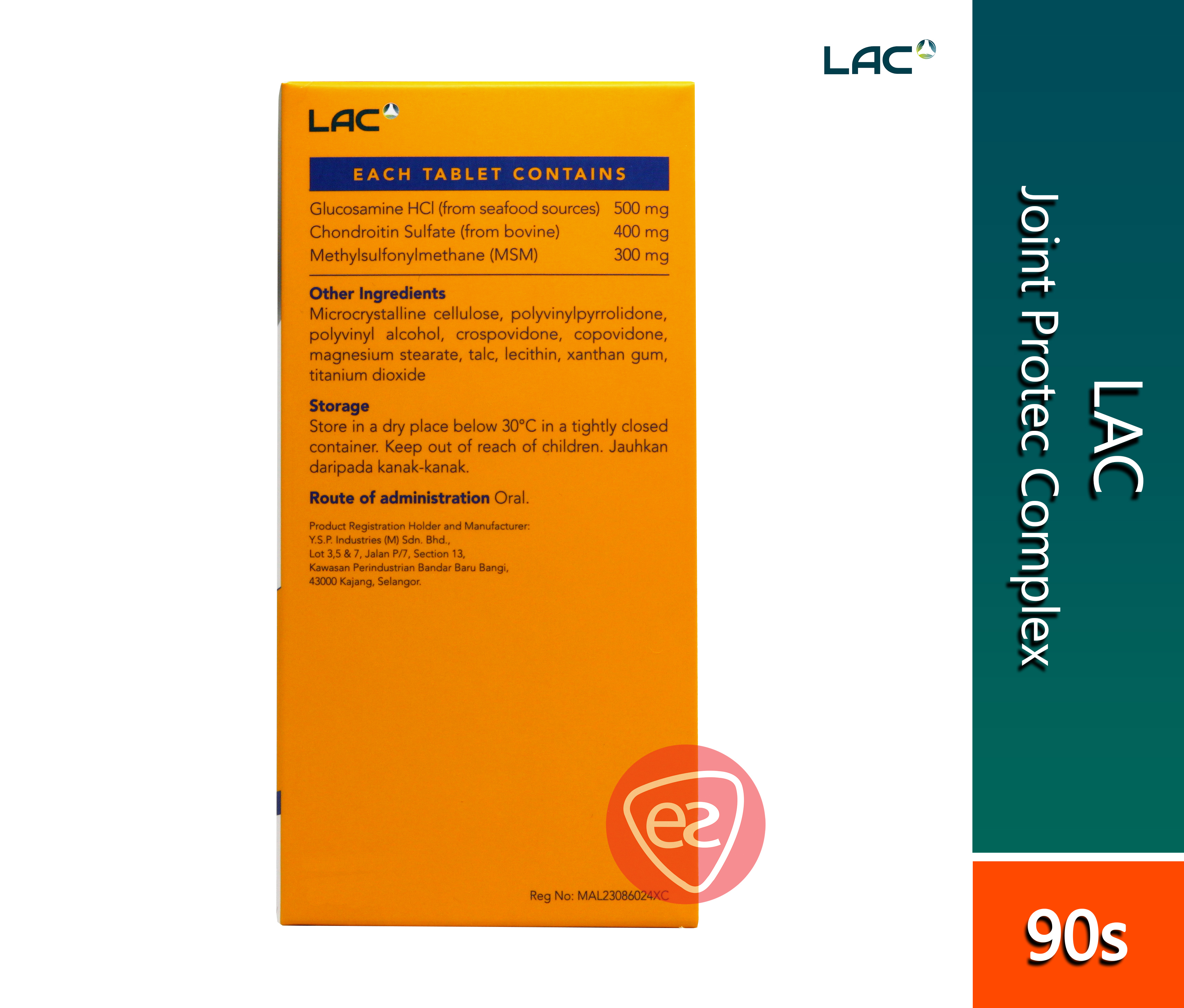 LAC JOINT PROTEC COMPLEX FILM-COATED TABLET 90S (WAS KNOWN AS GNC ...