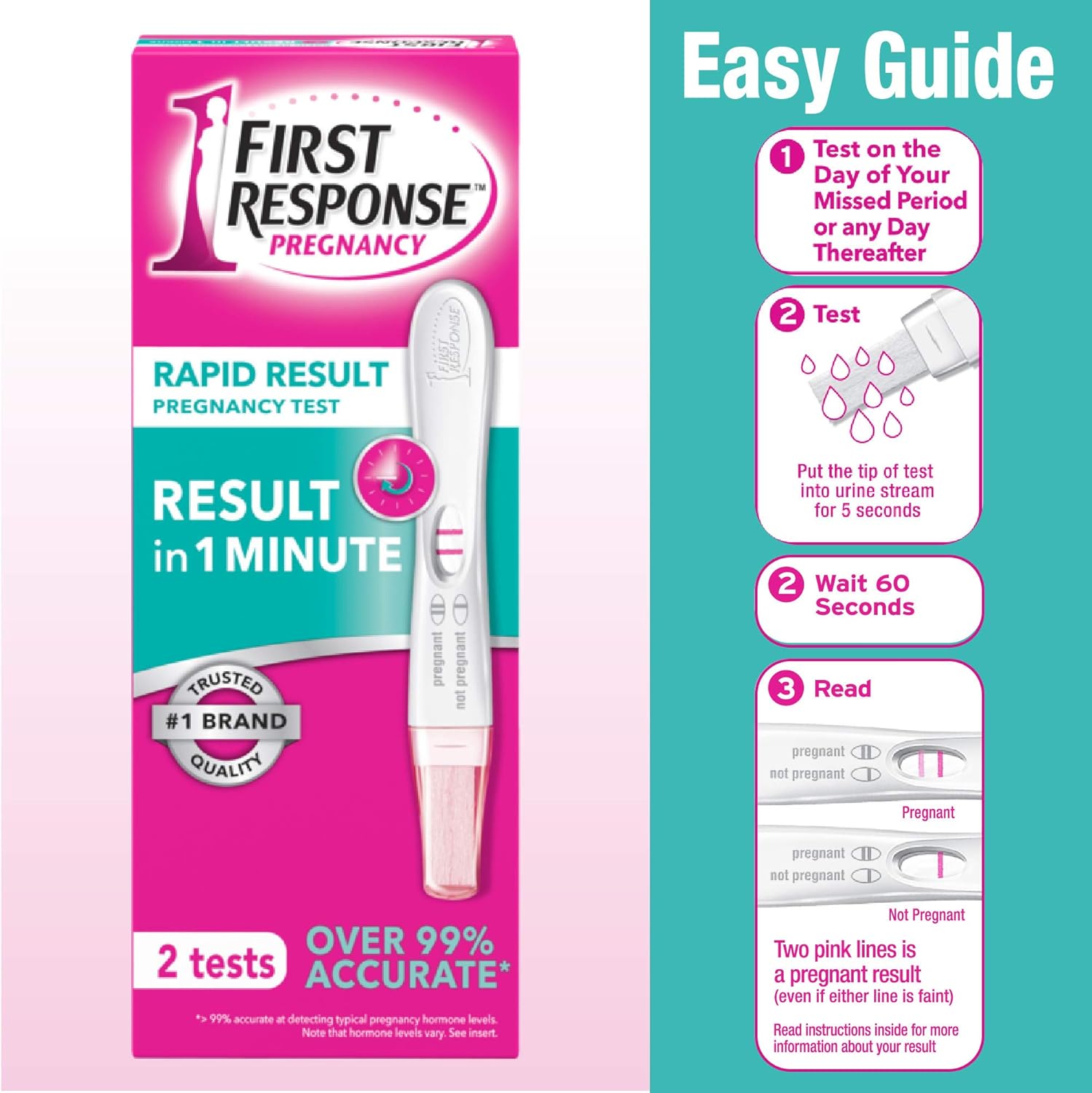 GENUINE First Response Pregnancy Test Early Result / Comfort Check ...