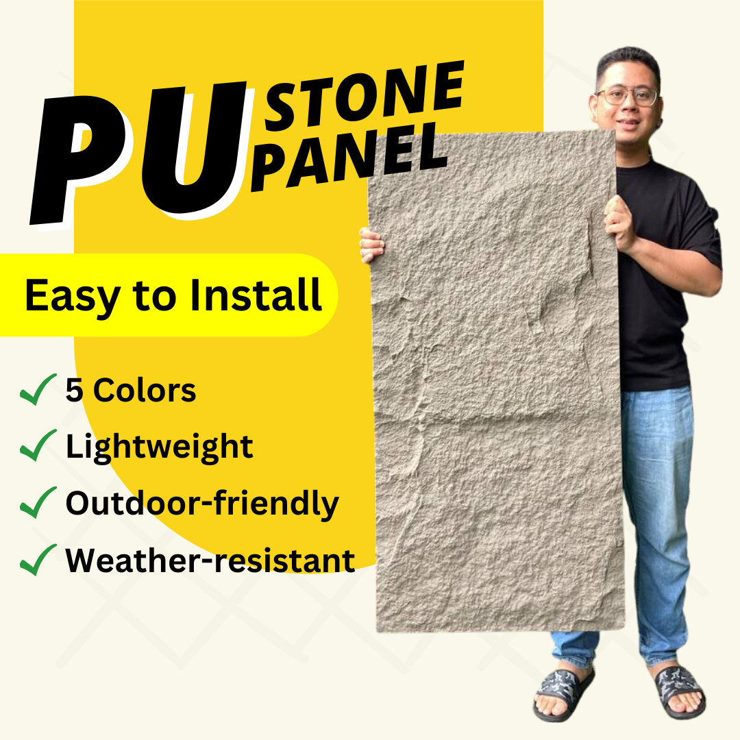 PU Stone Panels Feature Wall Outdoor Friendly Lightweight fluted panel ...