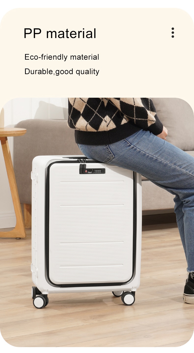 Japanese Foldable Luggage Front Open Lightweight TSA Lock Cabin Hard ...