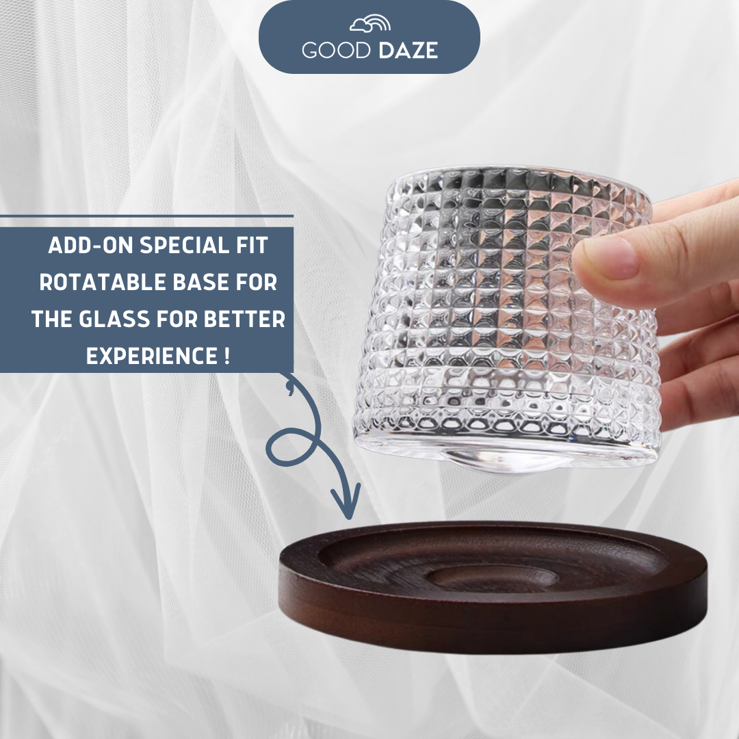【GOOD DAZE】Wobbly Whiskey Glass whisky glass crystal Classy Liquor ...