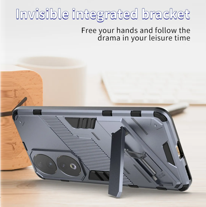 Xiaomi 13T PRO Military Iron Ring Holder Hard PC Casing Full Protection ...