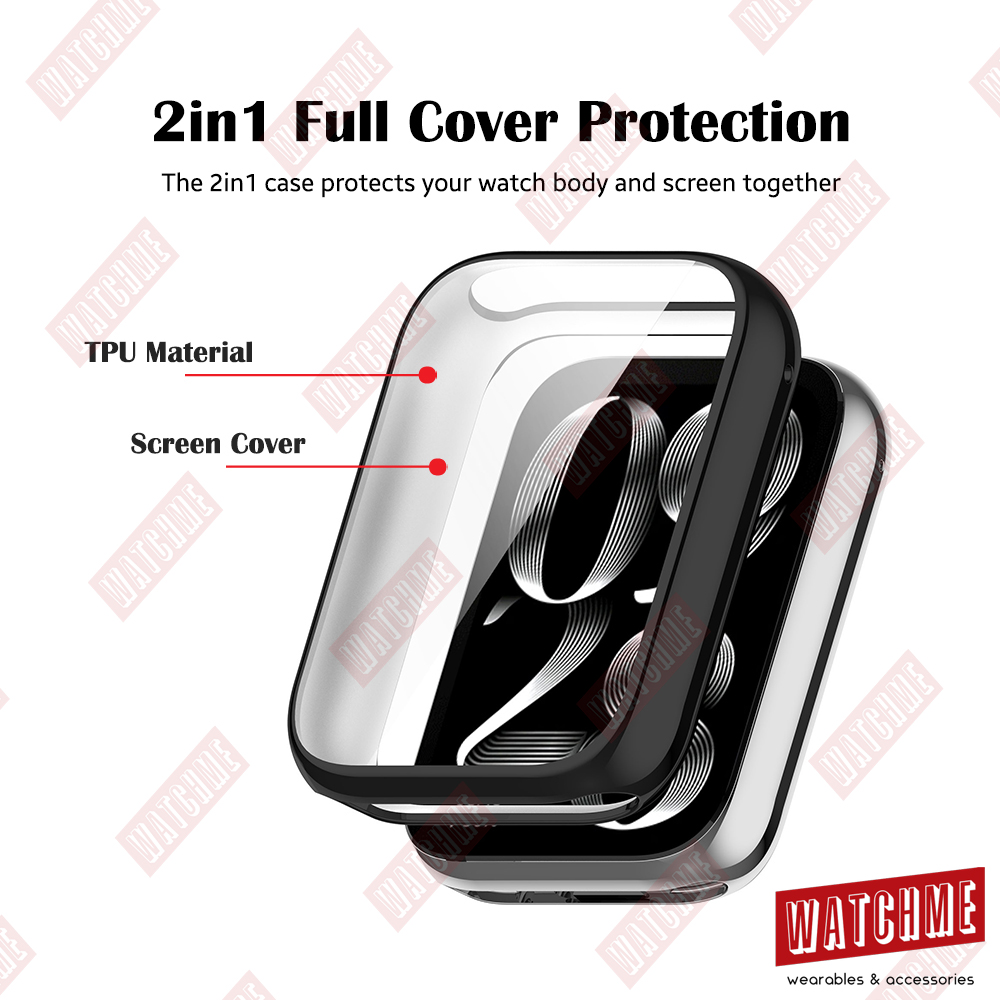Xiaomi Smart Band 9 Pro / 8 Pro Protector Case, 2in1 Soft Casing With ...