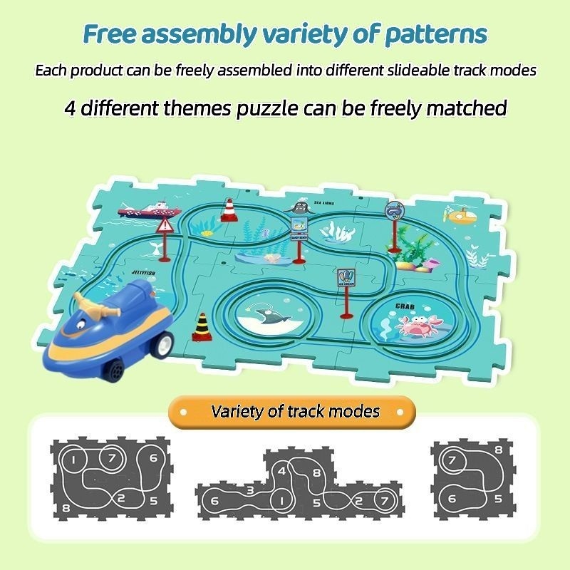**NextDayDelivery** Track car vehicle puzzle track playset fun Puzzle ...