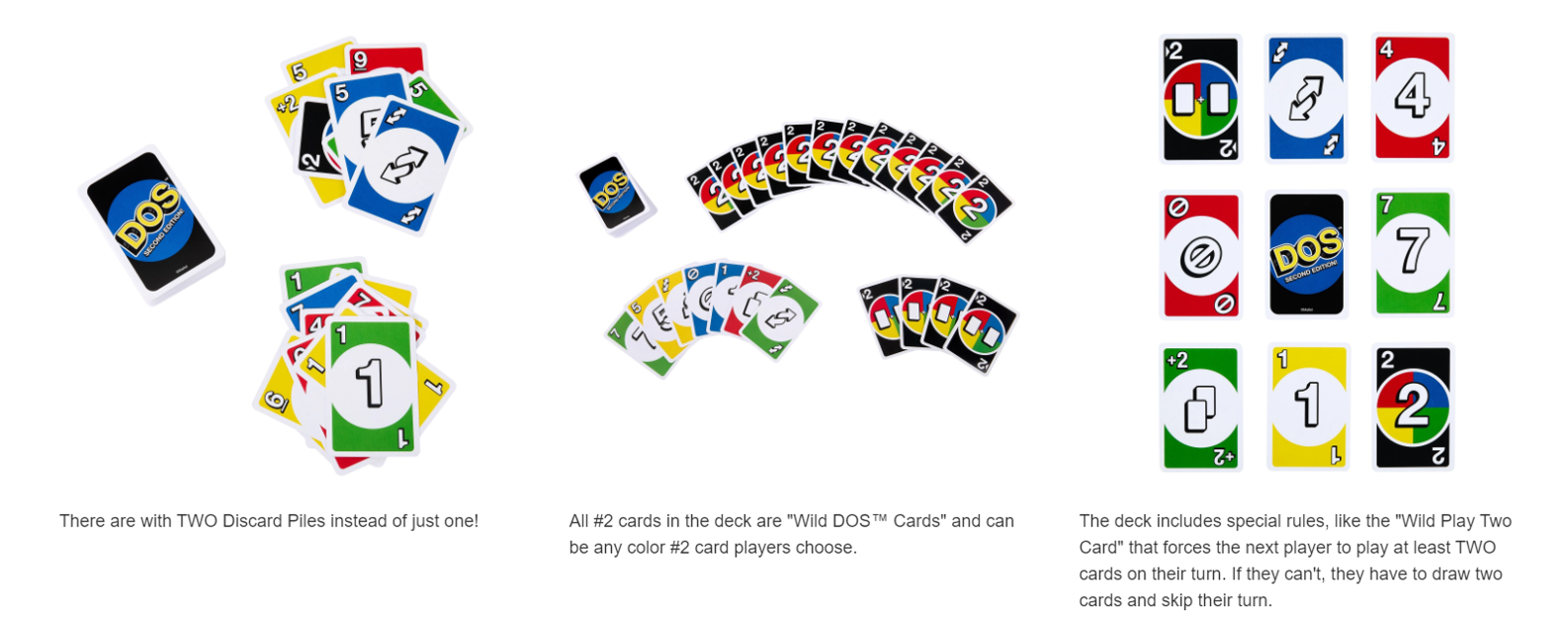UNO DOS Second Edition Card Game (HNN01) | Shopee Malaysia